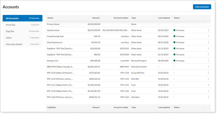 Introduction to the New Client Portal Accounts Page